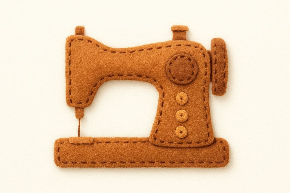 Handcrafted felt sewing machine art | Free Photo - rawpixel