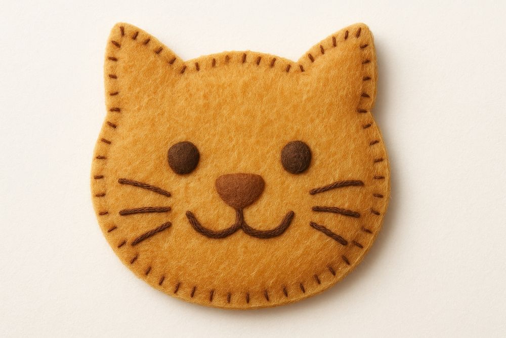 Cute felt cat face craft | Free Photo - rawpixel