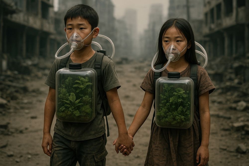 Children surviving in dystopian world | Free Photo - rawpixel