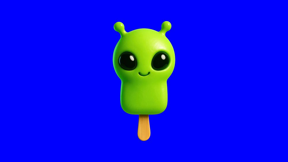 PNG Cute alien popsicle illustration | Free Photo - rawpixel