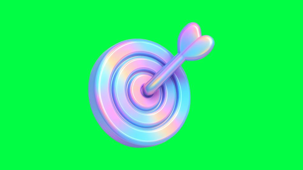 Colorful target arrow, cute design | Free Photo - rawpixel