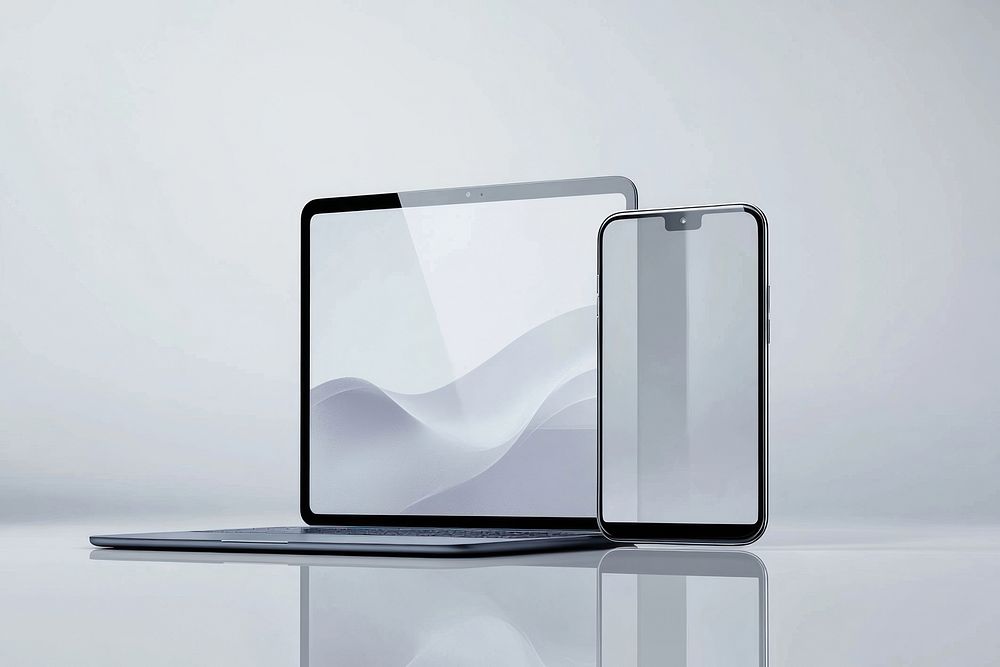 Laptop phone screen electronics devices | Free Photo - rawpixel