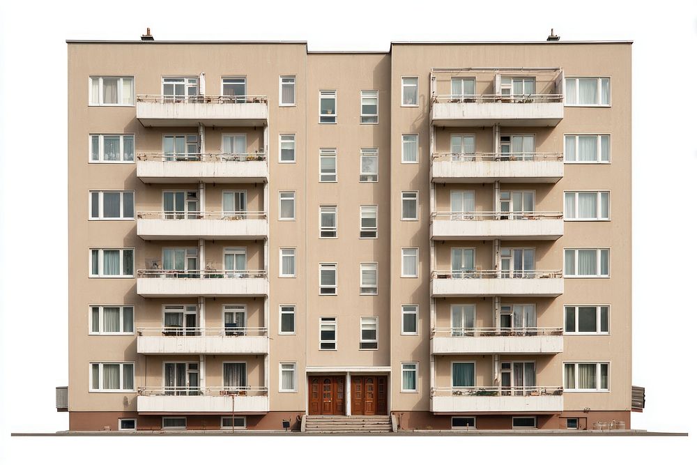 American apartment building architecture housing | Free Photo - rawpixel