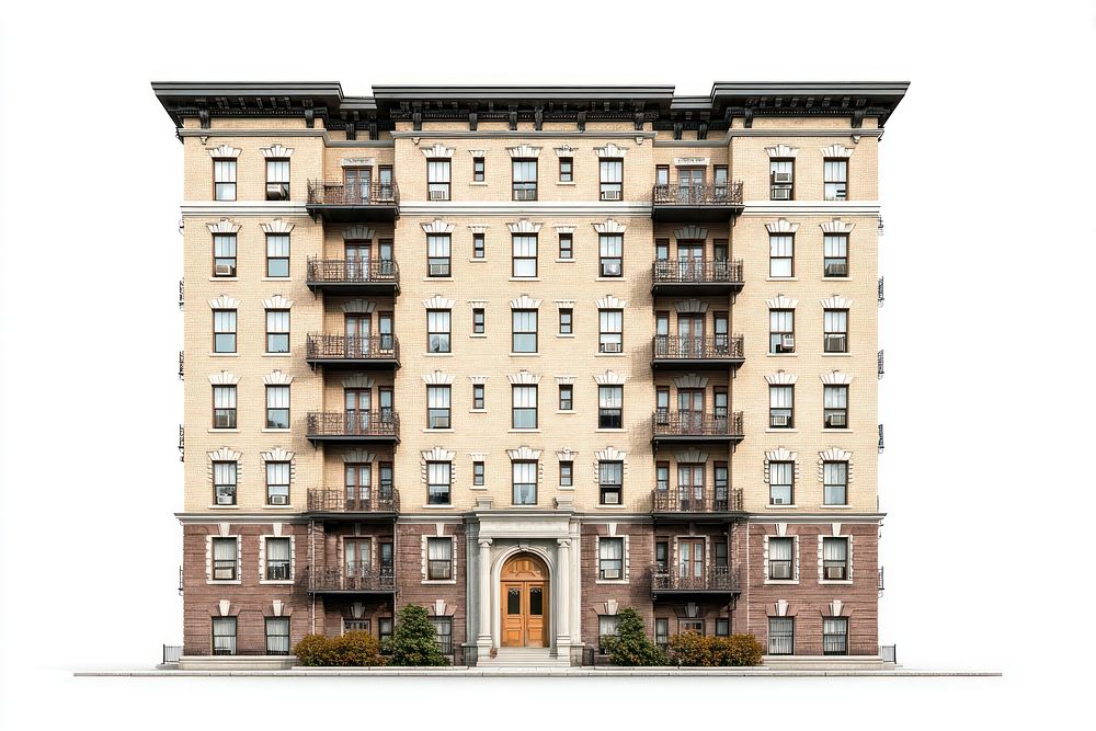 Real American apartment building architecture | Free Photo - rawpixel
