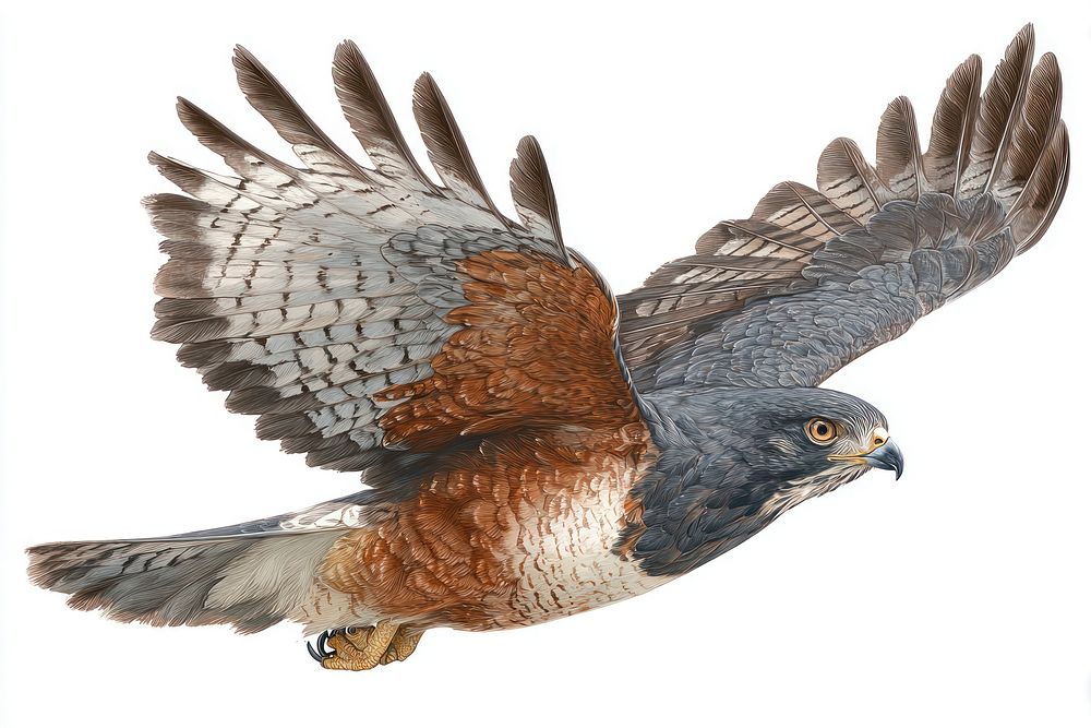 Real bird flying illustration animal | Free Photo Illustration - rawpixel