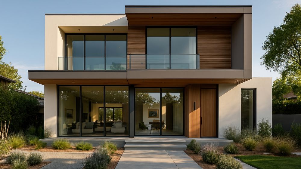 Modern architectural home design, desktop | Premium Photo - rawpixel