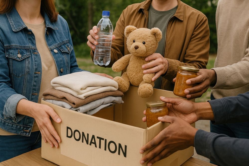 Community donation box essentials | Free Photo - rawpixel