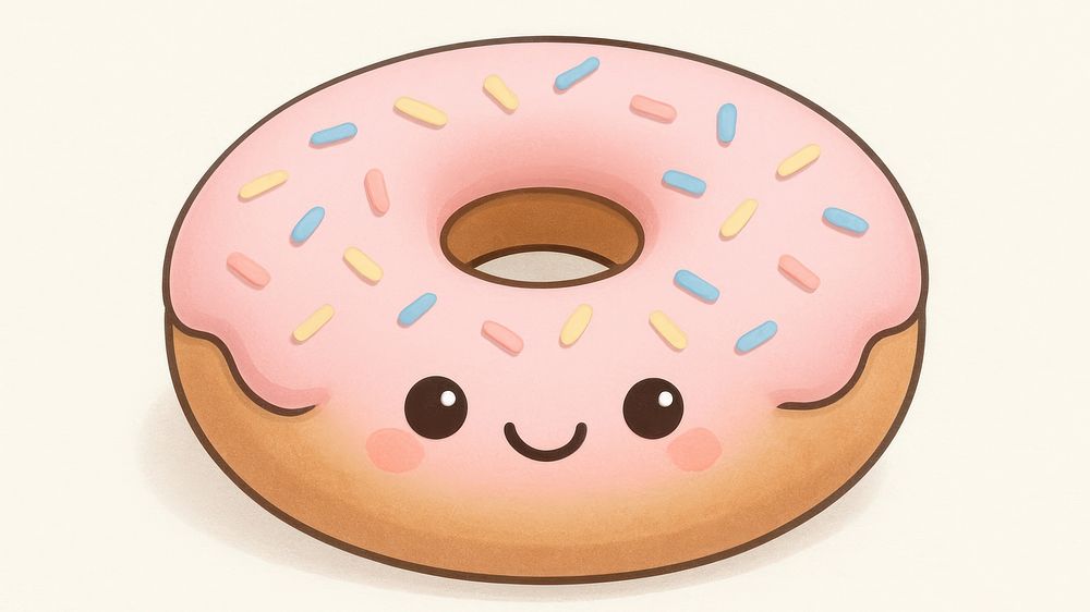 Cute Wallpaper Donut Face Images | Free Photos, PNG Stickers ...