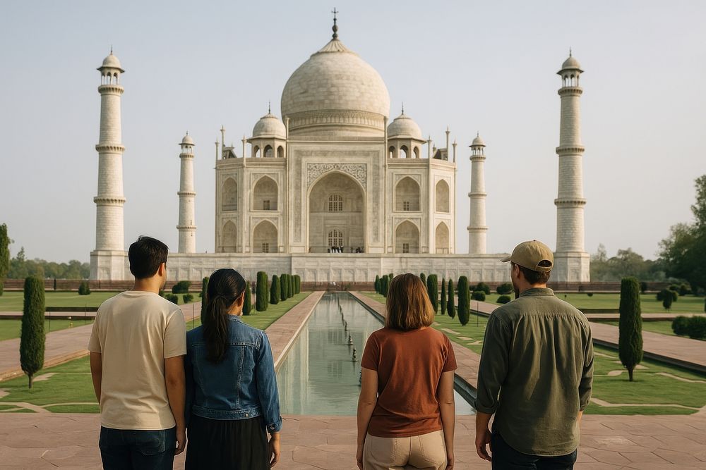 Iconic monument visit captured beautifully | Free Photo - rawpixel