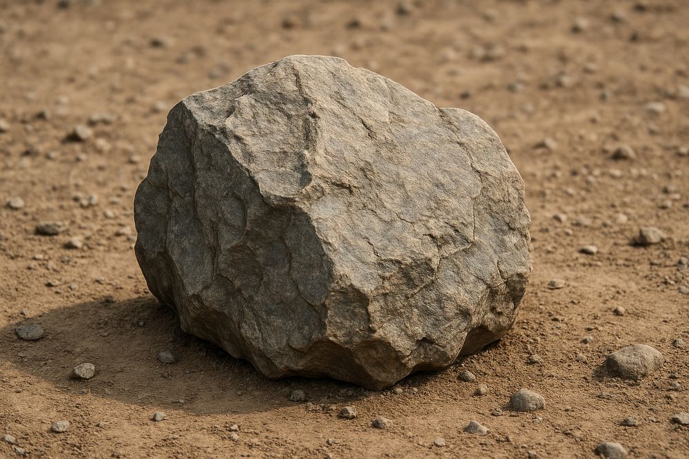 Large rock on dirt ground | Free Photo - rawpixel