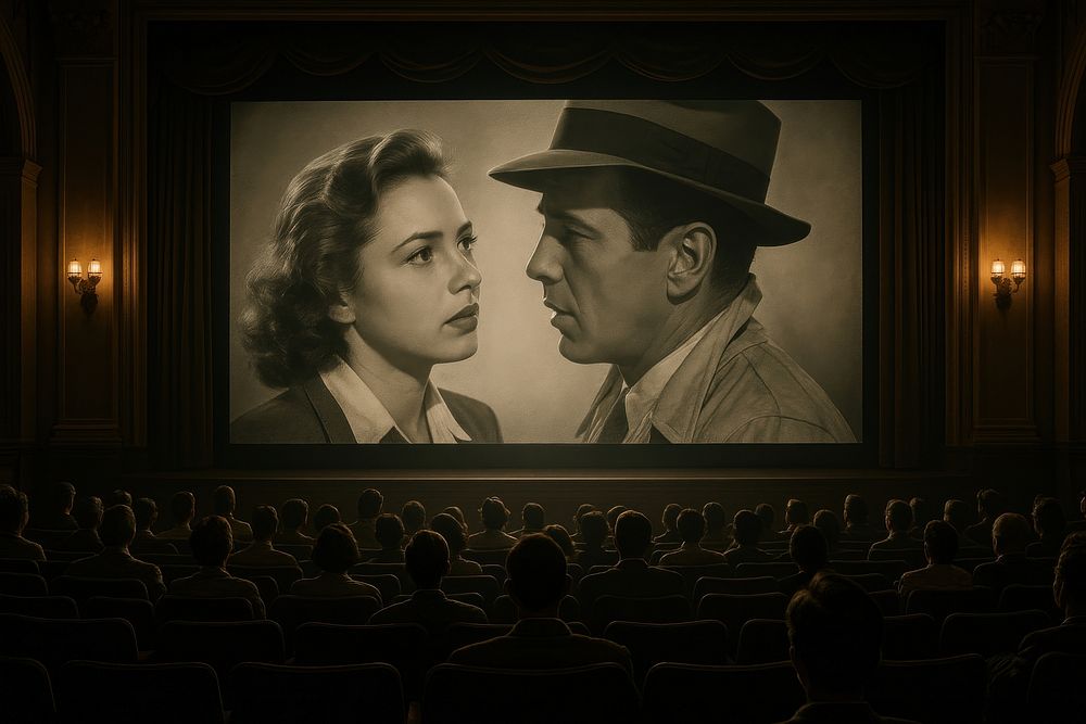 Classic film noir cinema experience | Free Photo - rawpixel