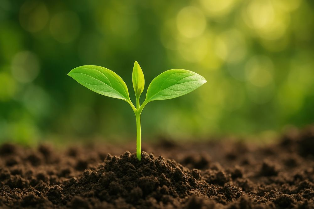 Young plant in fertile soil | Premium Photo - rawpixel