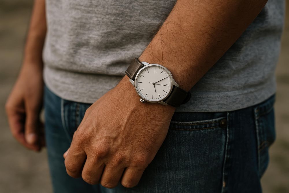 Stylish watch on man's wrist | Premium Photo - rawpixel