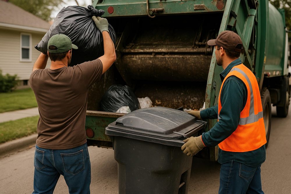Garbage collection workers at work | Premium Photo - rawpixel