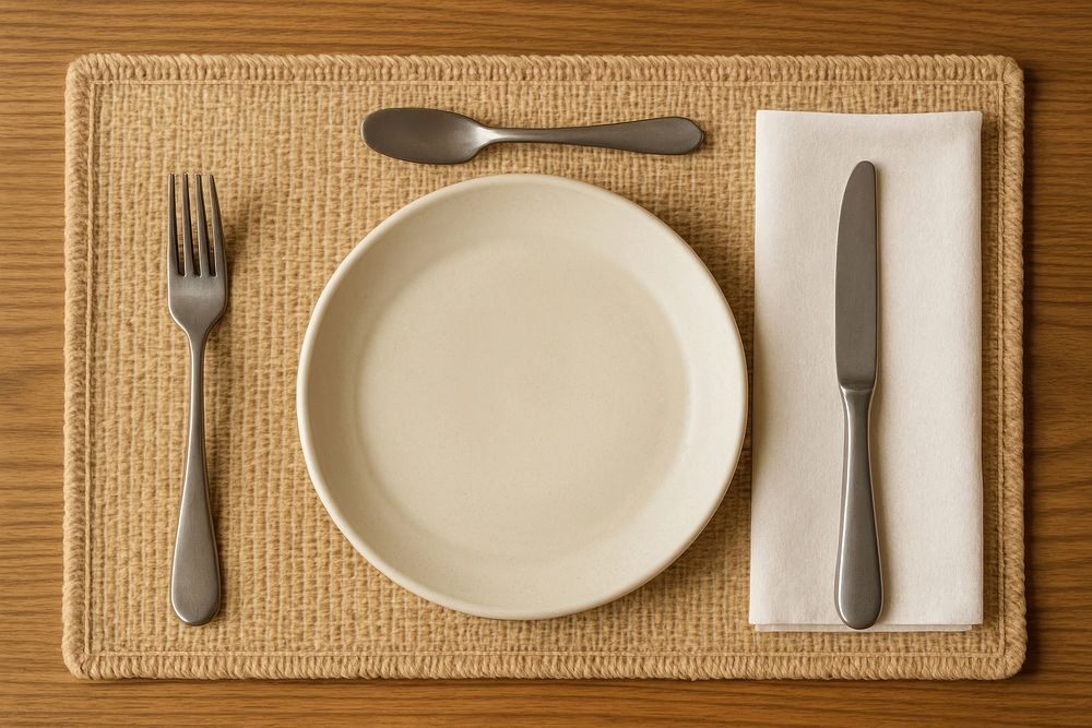 Minimalist table setting elegance | Free Photo - rawpixel