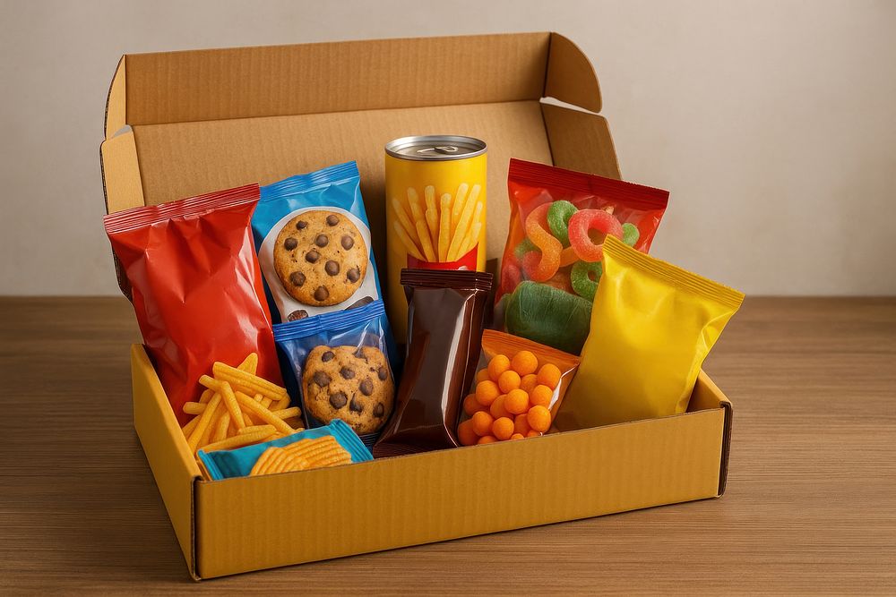 Colorful snack assortment in box | Free Photo - rawpixel