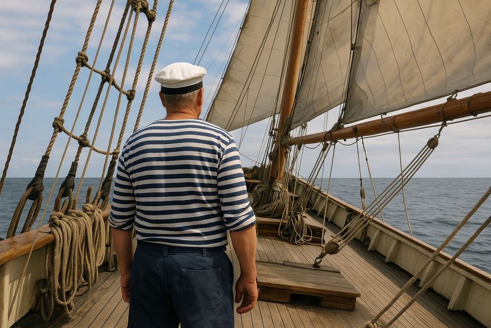 Sailor aboard classic wooden ship | Free Photo - rawpixel