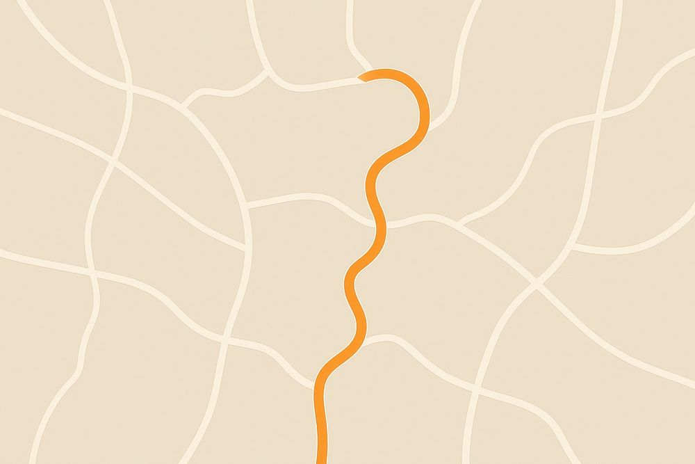 Abstract road map design | Free Photo Illustration - rawpixel
