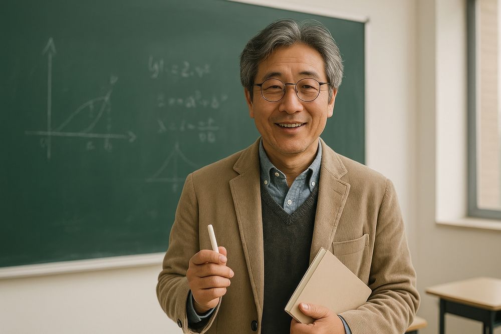 Professors Male People Learning Blackboard Mathematics Images | Free ...