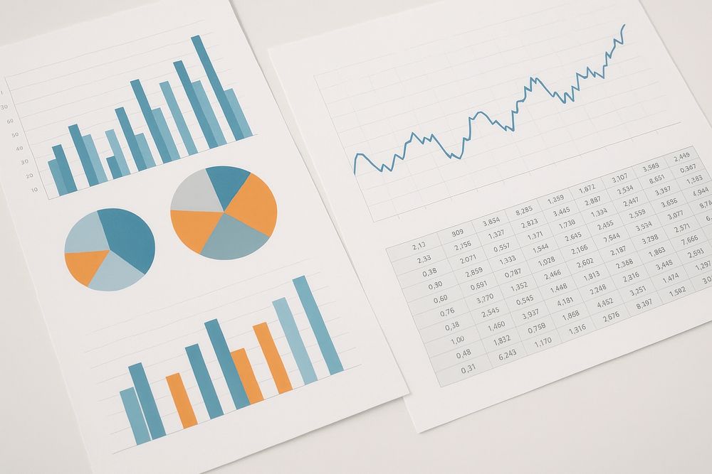 Analytical data visualization documents | Free Photo - rawpixel