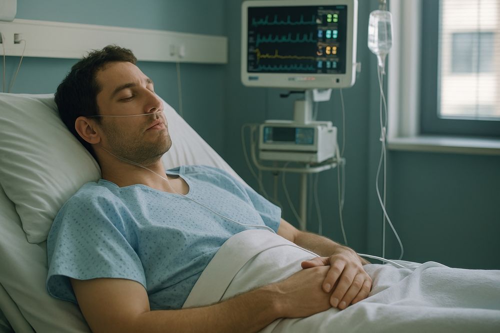 Patient resting in hospital bed | Free Photo - rawpixel
