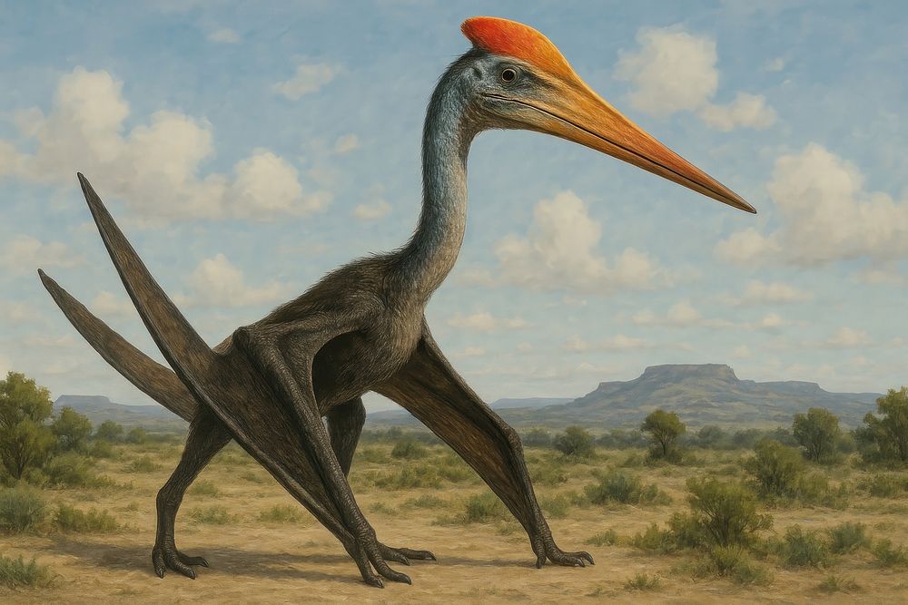 Prehistoric flying reptile illustration | Free Photo Illustration ...