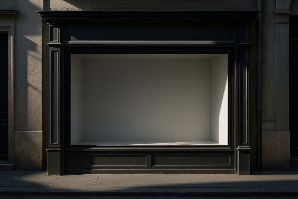 Empty storefront display window | Free Photo - rawpixel