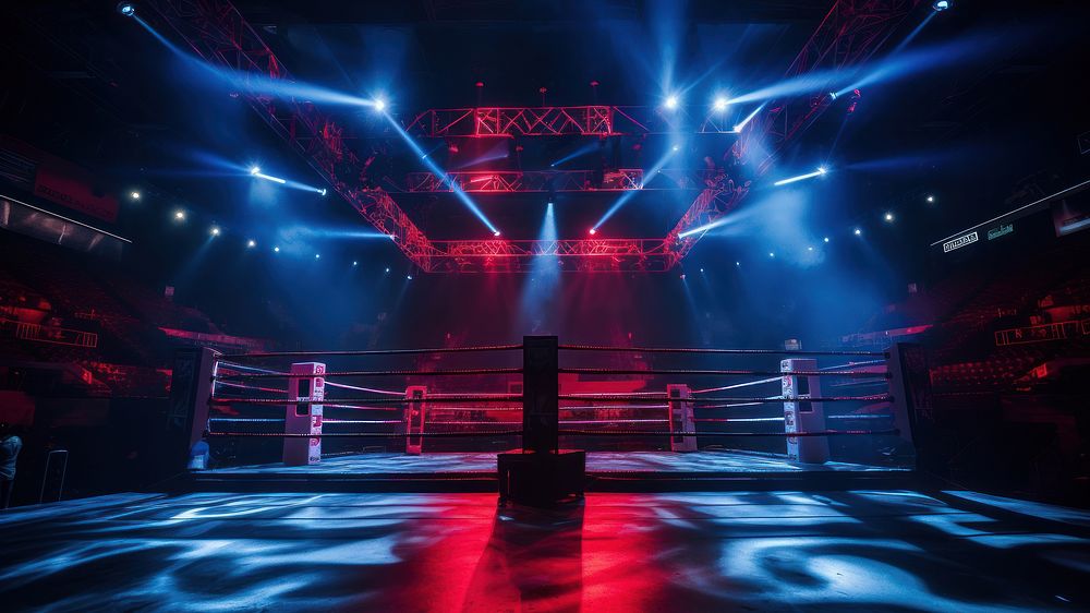 Lighting boxing stage entertainment desktop | Free Photo - rawpixel