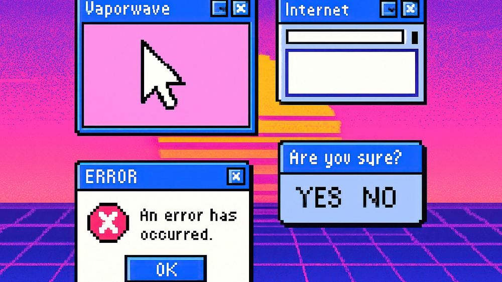 Retro digital error aesthetic | Free Photo Illustration - rawpixel