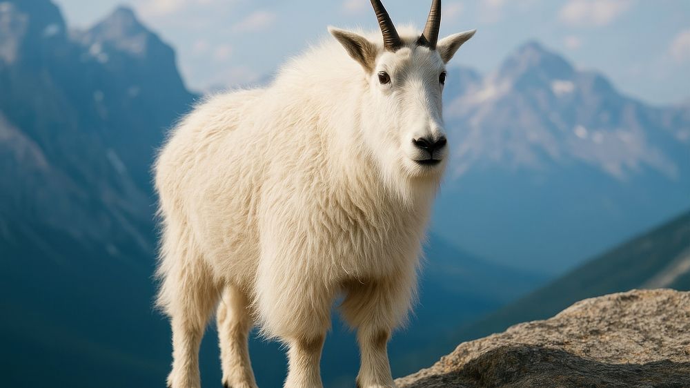Majestic mountain goat portrait | Free Photo - rawpixel