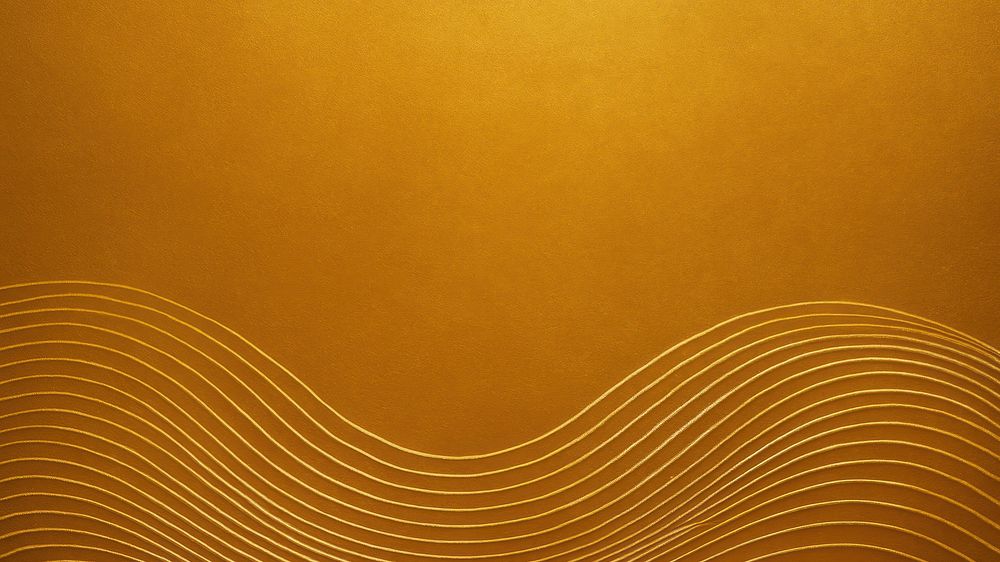 Elegant golden wave pattern | Free Photo Illustration - rawpixel