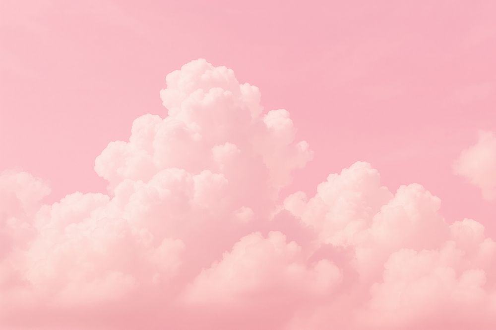 Fluffy pink clouds aesthetic | Free Photo - rawpixel