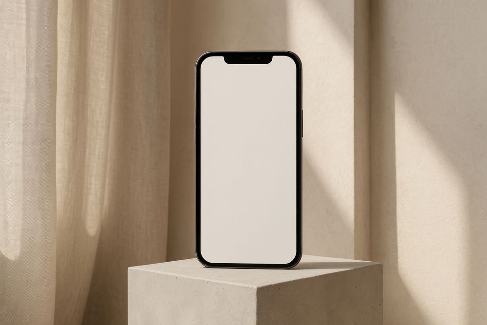 Minimalist smartphone display showcase | Free Photo - rawpixel