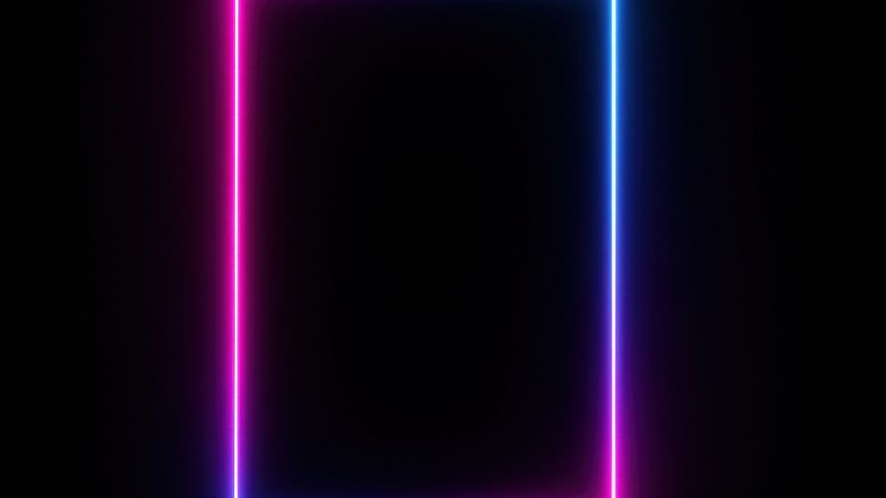 Rectangle Neon Frame Wallpaper Images | Free Photos, PNG Stickers ...