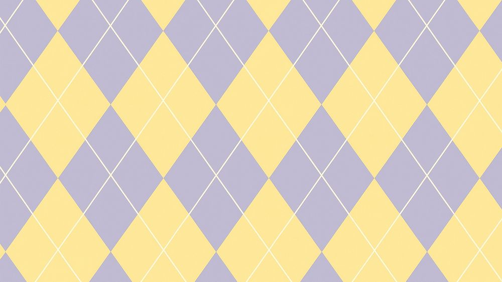 Pastel argyle pattern desktop wallpaper | Free Photo Illustration ...