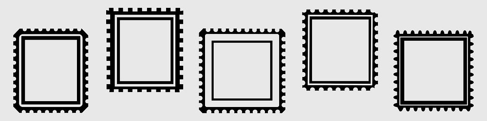 Vintage stamp frame collection, isolated | Premium Vector - rawpixel