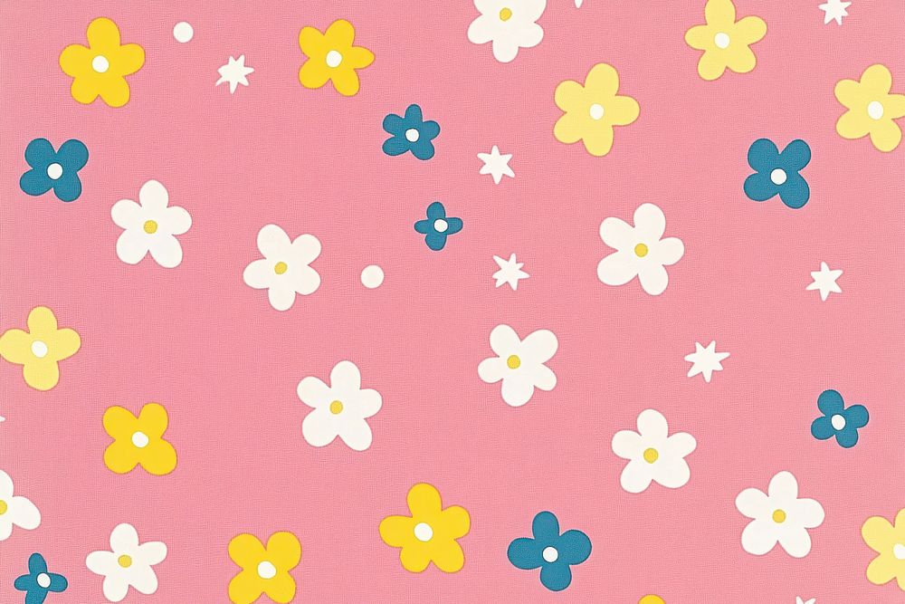 Tiny flower pattern background text | Free Photo Illustration - rawpixel