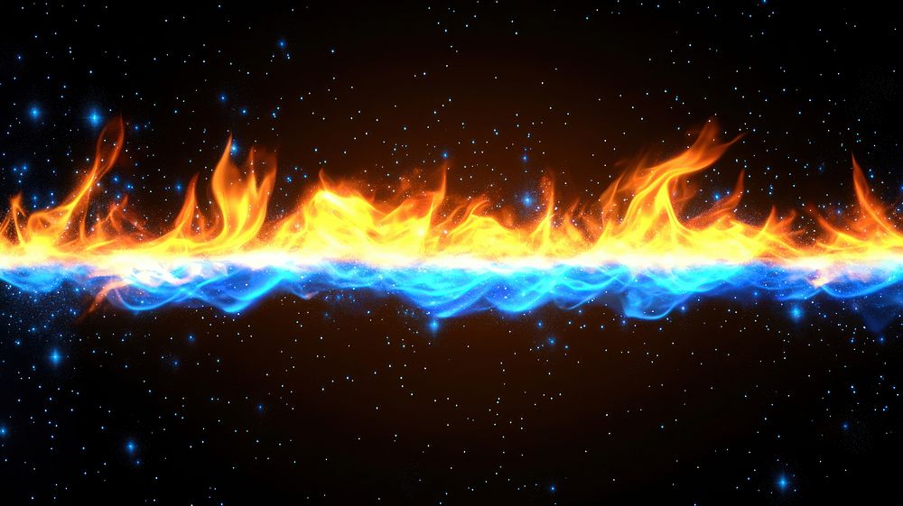 Big blue fire element background | Free Photo - rawpixel