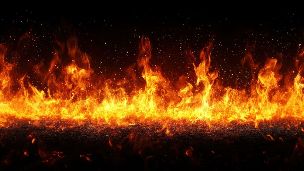 Big fire element background flames | Free Photo - rawpixel