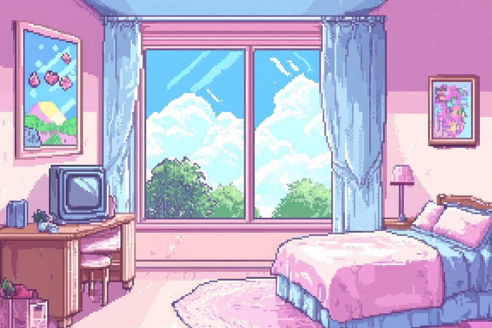 Pixel Room Images | Free Photos, PNG Stickers, Wallpapers & Backgrounds ...