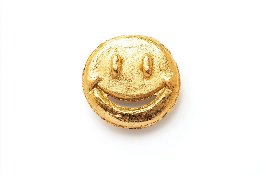 Smiley face gold accessories decoration | Free Photo - rawpixel