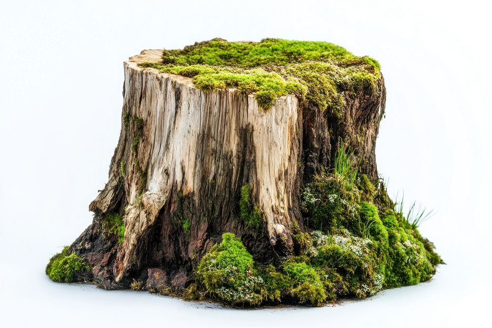 tree stump moss natural element. | Free Photo - rawpixel