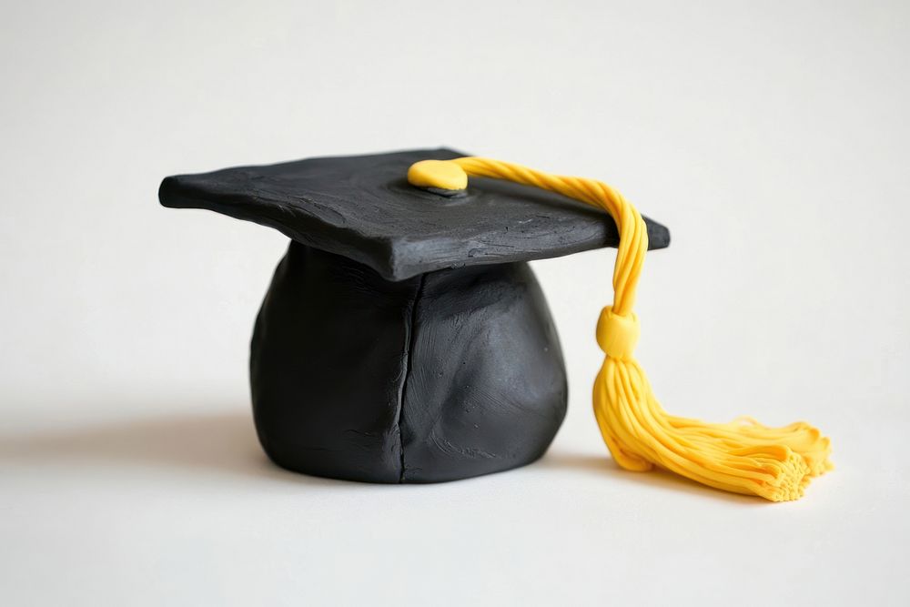 Education cap graduation clay achievement. | Free Photo Illustration ...