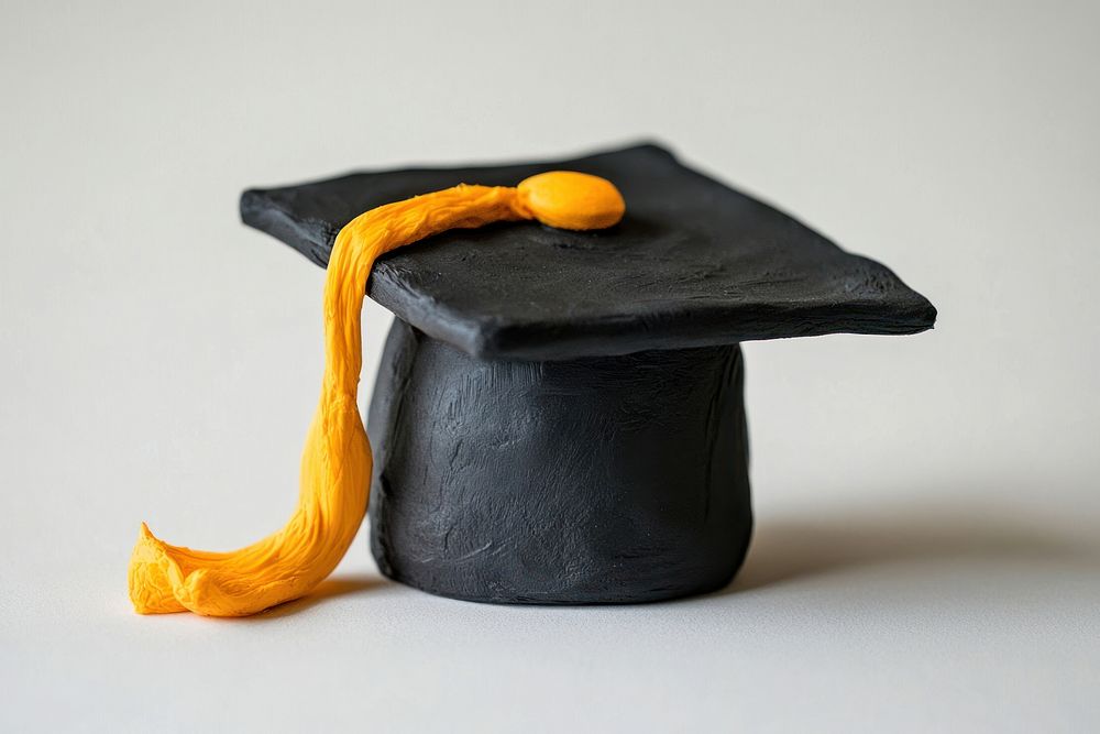 Education cap graduation clay achievement. | Free Photo Illustration ...