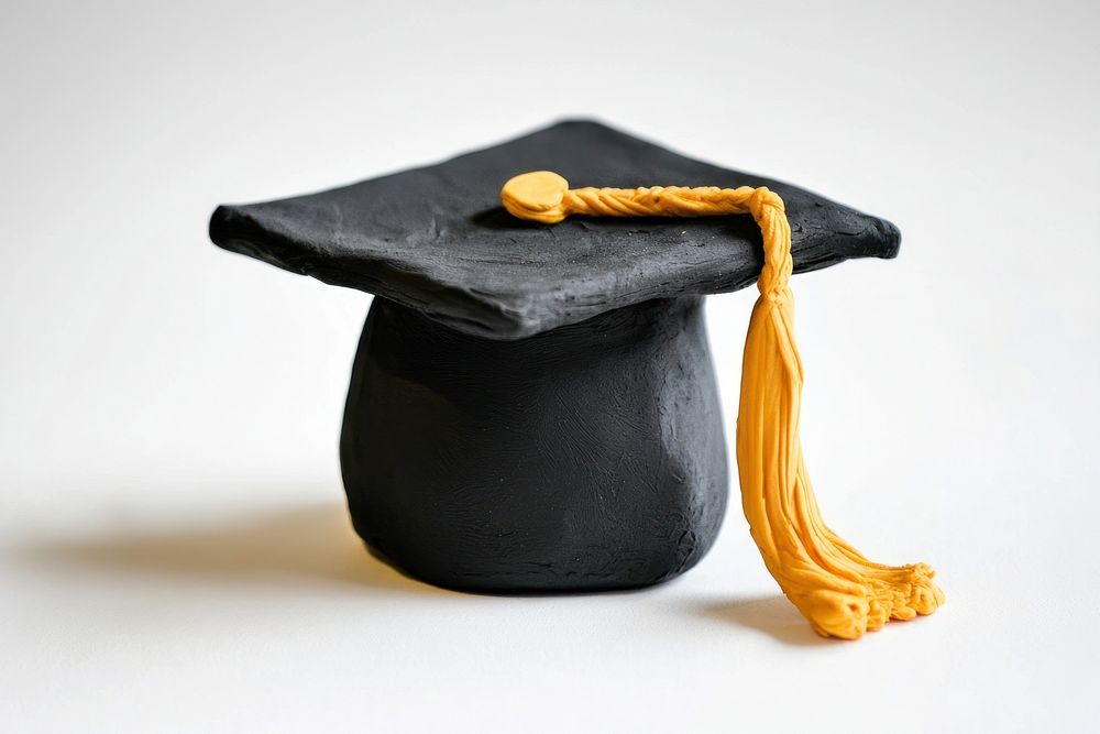 Education cap graduation clay achievement. | Free Photo Illustration ...