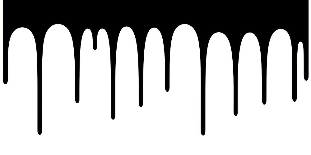 Dripping liquid border silhouette background | Free Photo Illustration ...