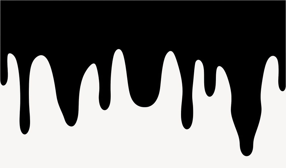 Dripping liquid border silhouette dripping | Free Vector - rawpixel