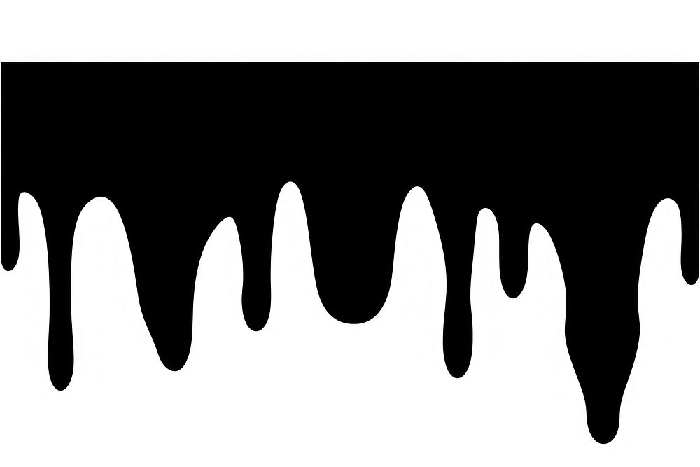 Dripping liquid border silhouette dripping | Free Photo Illustration ...