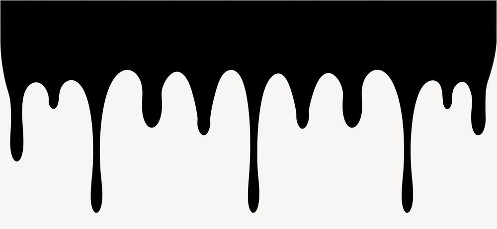 Dripping liquid border silhouette dripping | Free Vector - rawpixel