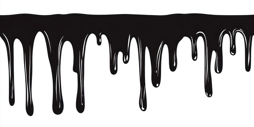 Dripping liquid border silhouette dripping | Free Photo Illustration ...